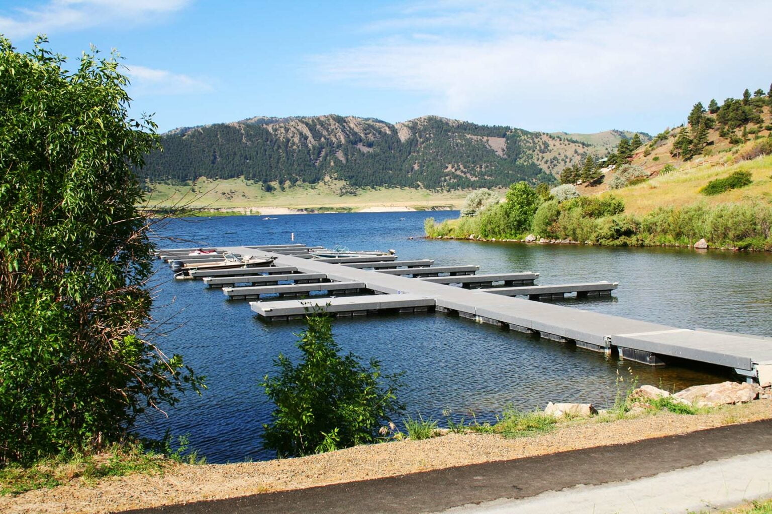 Holter Lake Campground - Boat Ramp and Docks - Robert Peccia and Associates