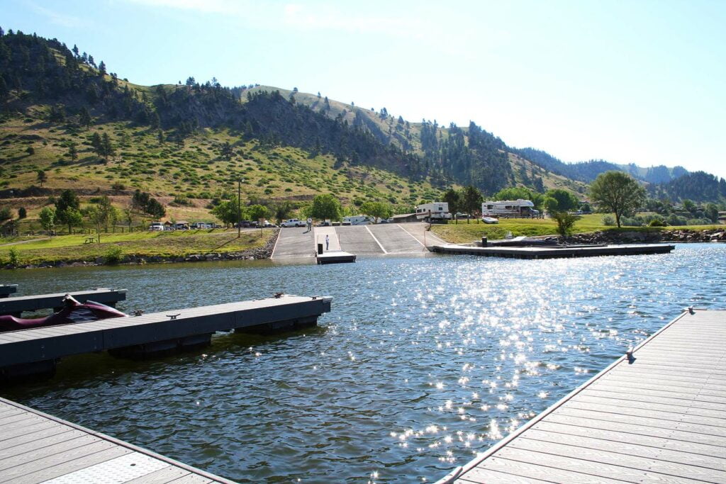 Holter Lake Campground - Boat Ramp and Docks - Robert Peccia and Associates